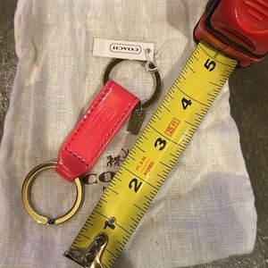 Coach | Accessories | Nwt Coach Pink Embossed Keychain | Poshmark